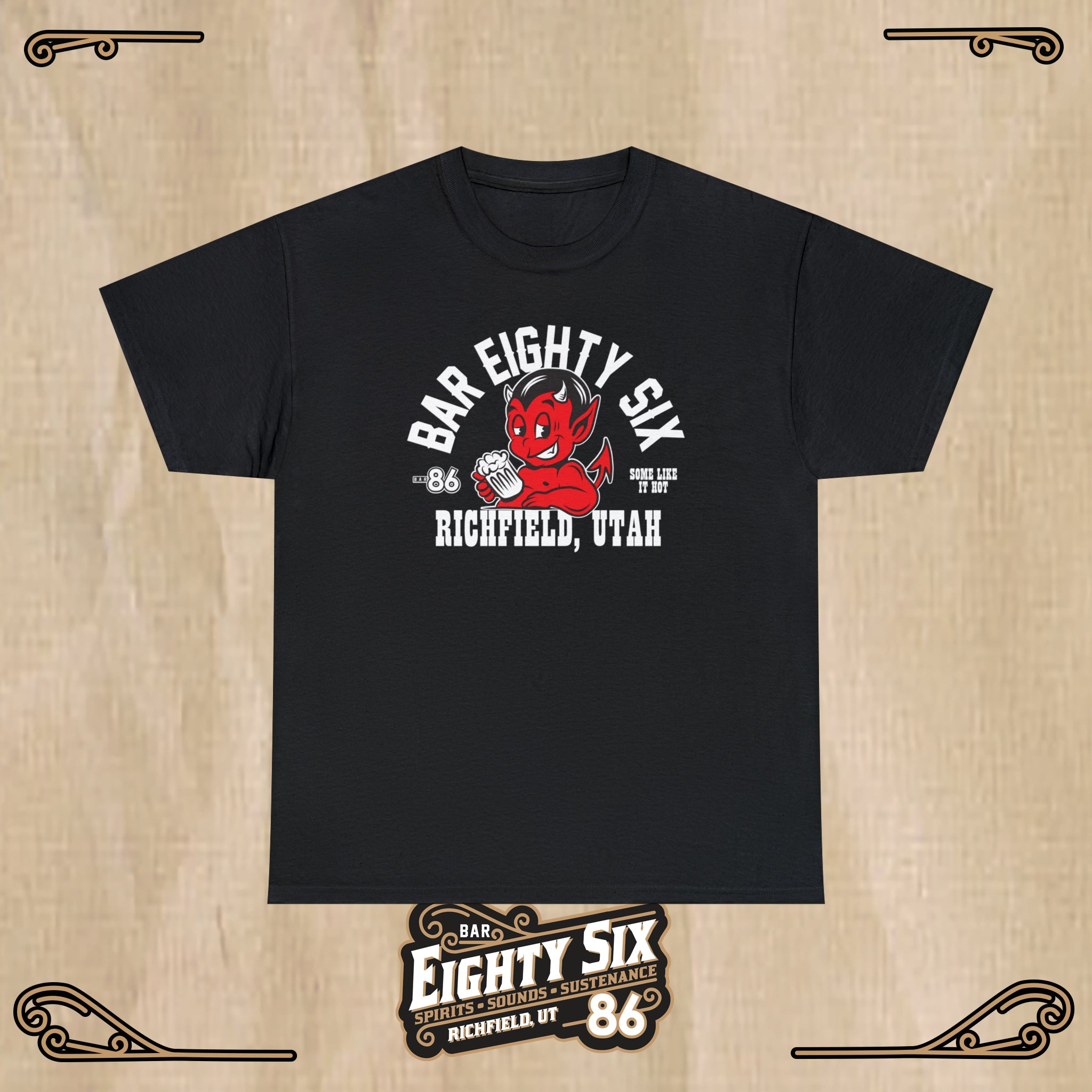 Bar Eighty Six Like It Hot Tee – BAR 86 Merch